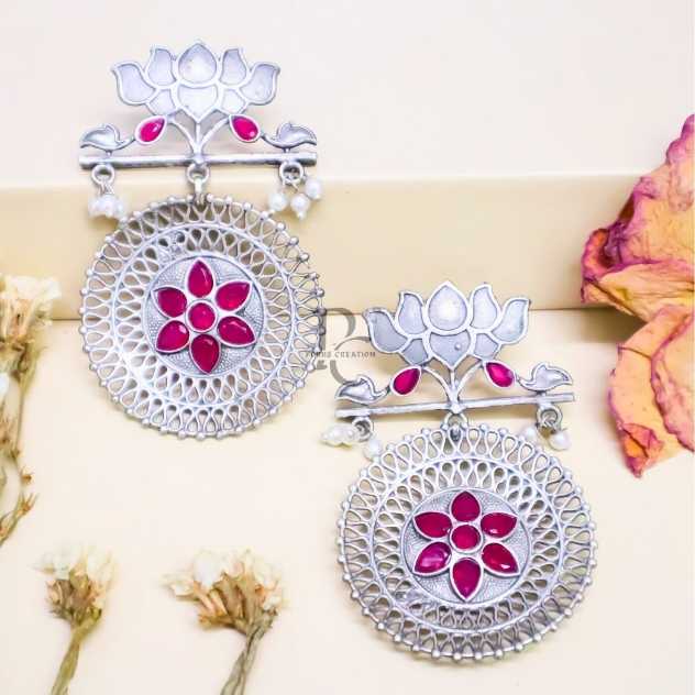 Oxidised Stud Earrings